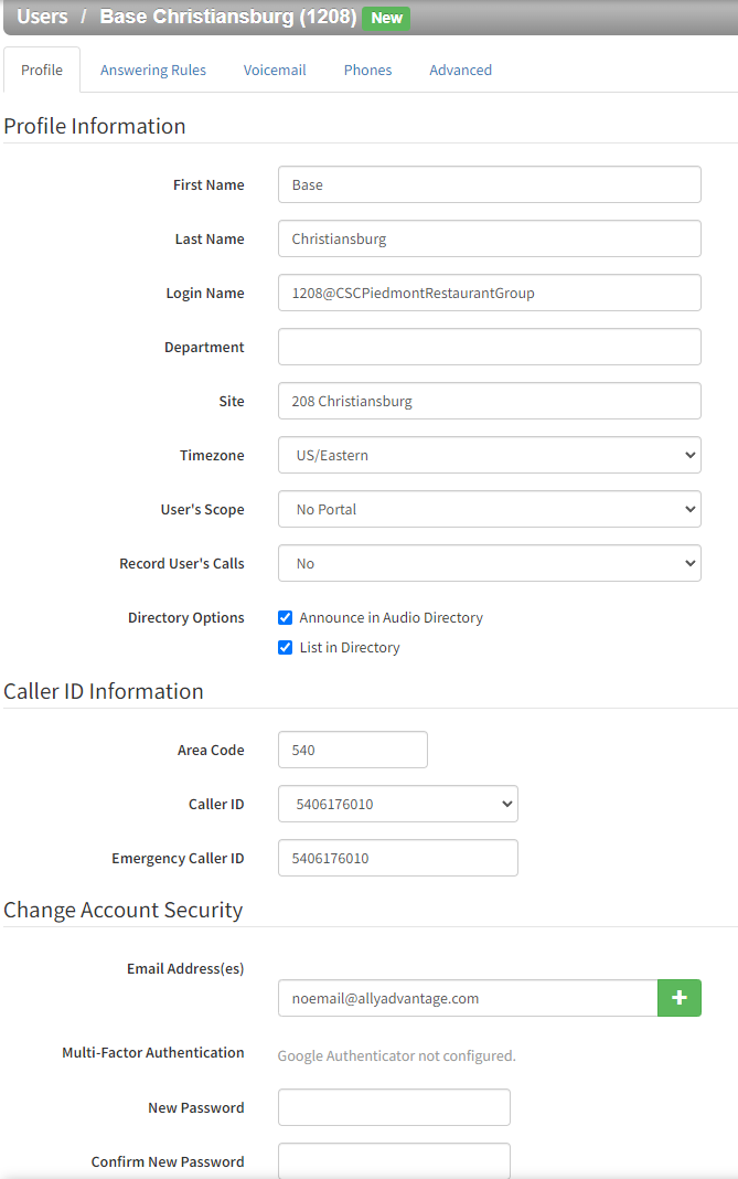 Ally Voice Office Manager Training Guide
